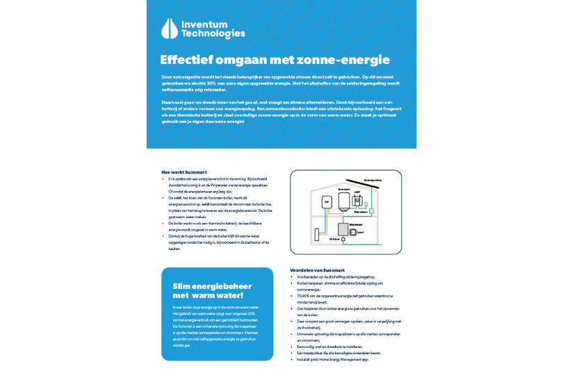 Sunsmart | Inventum Technologies B.V.